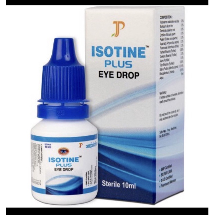 Jual isotine Plus Eye Drop 10ML ISOTINE PLUS EYE DROP Isotine plus ...