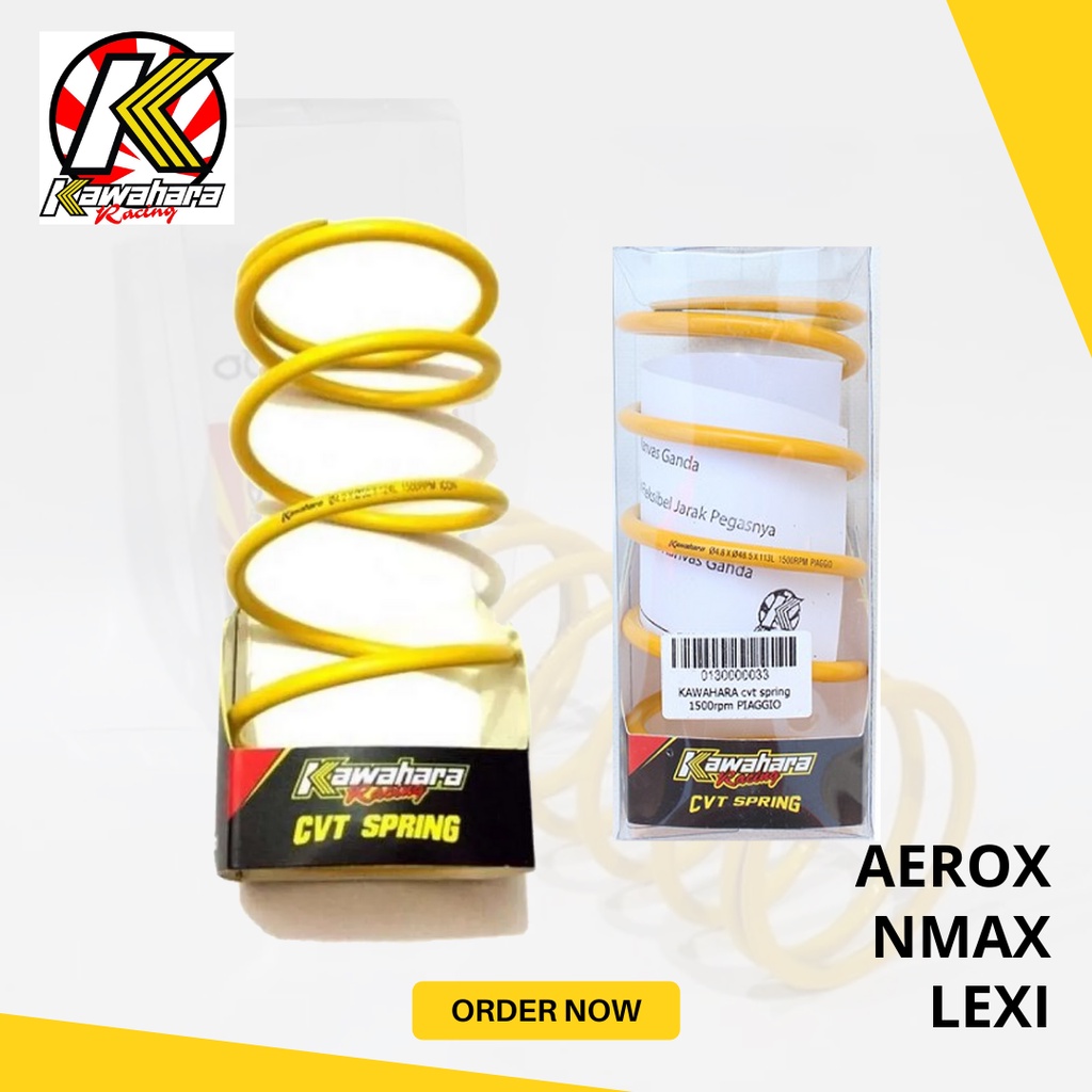 Jual Kawahara Per CVT Yamaha Aerox 155 Nmax Lexi 1500 Rpm 2000 Rpm ...