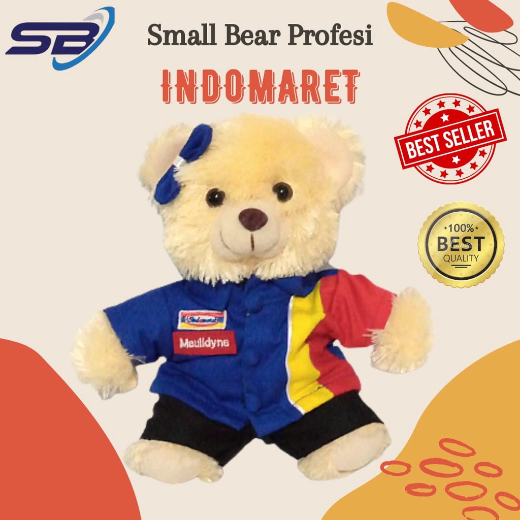 Jual Boneka Bear Profesi SPG Indomaret dan Alfamart | Shopee Indonesia