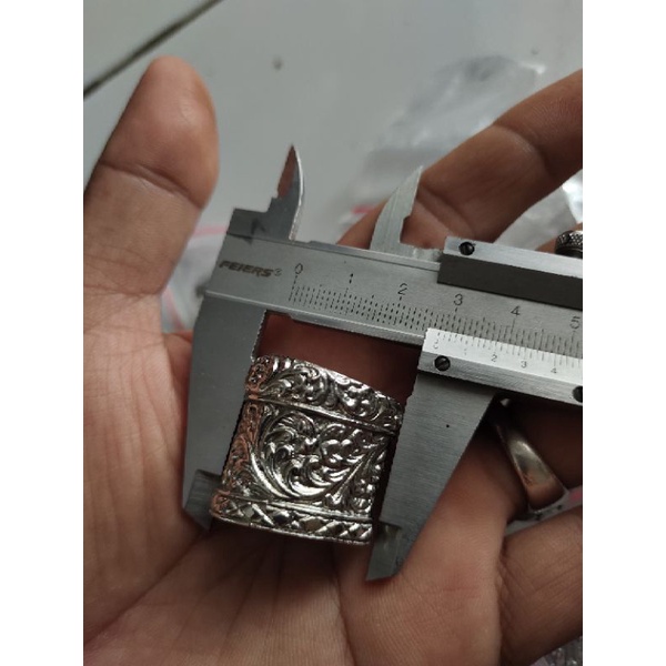 Jual ring kili kili kallasa kawali bugis ukiran perak | Shopee Indonesia