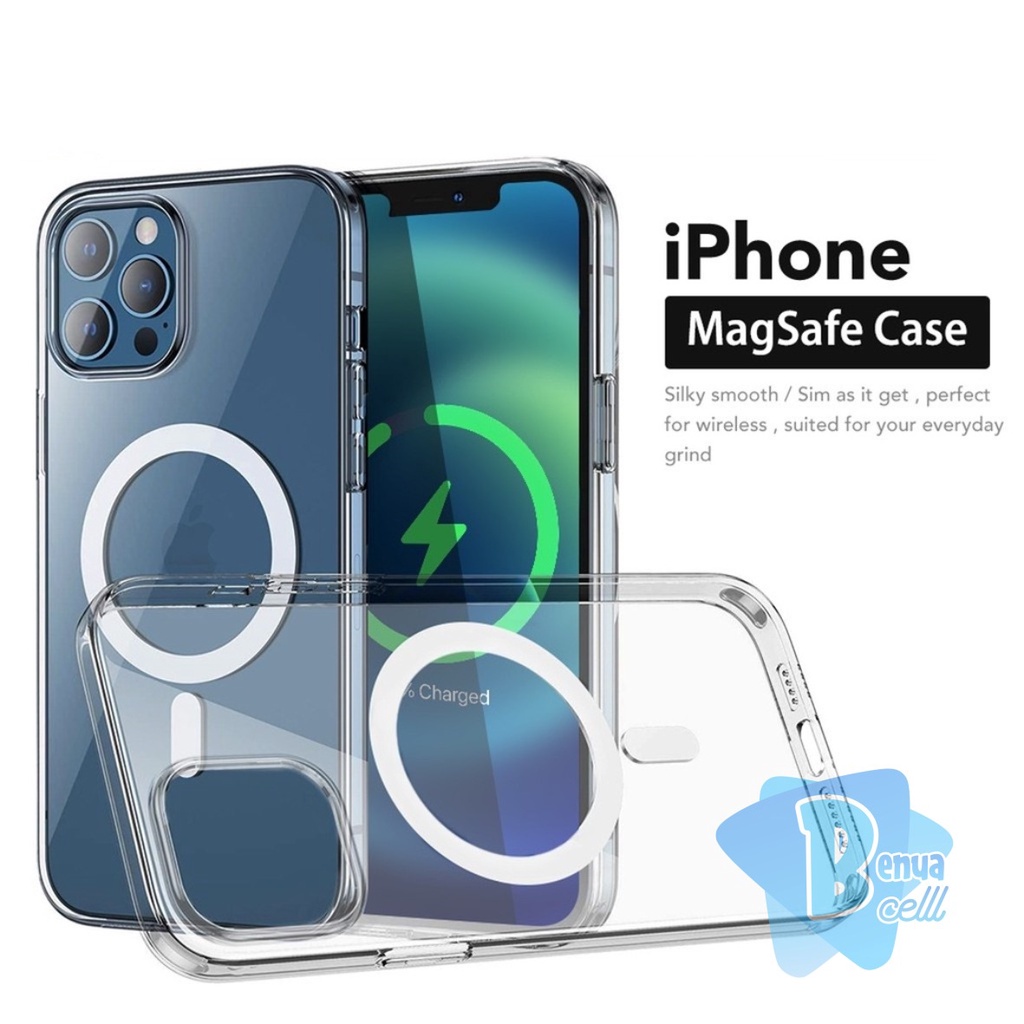 Jual magsaf* CASE MAG SAF* IP MAGNET CLEAR HYBRID BUMPER CASING For ...