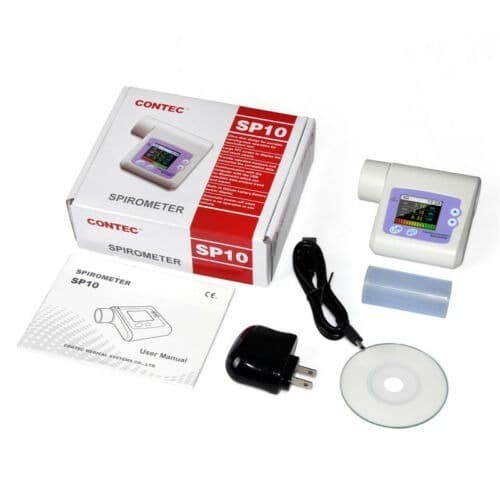 Jual Contec SP10 Digital Spirometer Lung Breathing Diagnostic Spirometry. | Shopee Indonesia