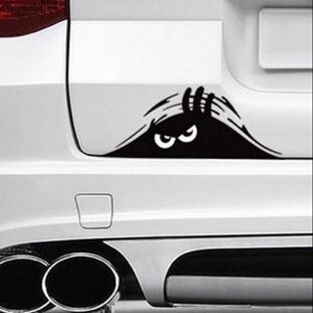 Jual STIKER STICKER BODY MOBIL MATA MONSTER STIKER CUTTING VARIASI ...