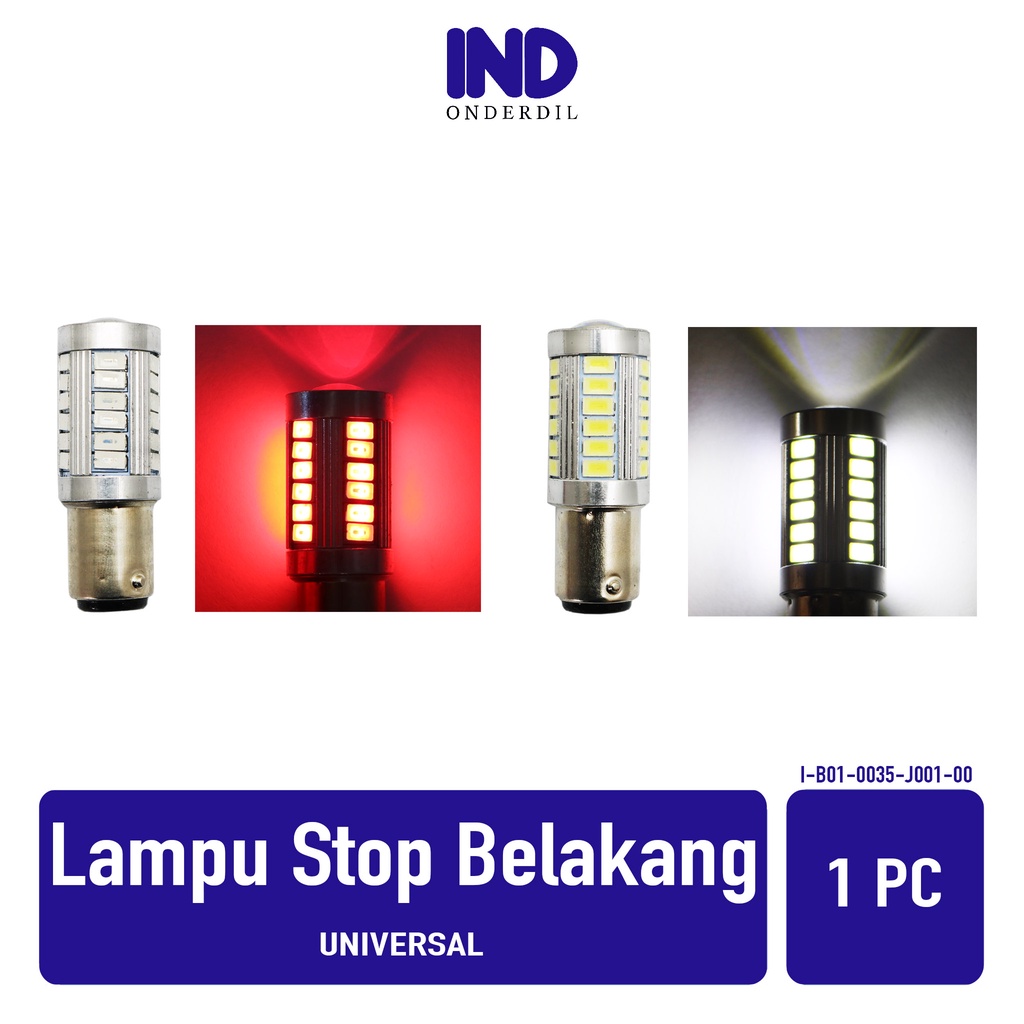 Jual Lampu LED Stop Rem-Stoplamp-lamp Brake Belakang BAY15D Bayonet 33 Mata SMD DC 12 Volt Mode ...