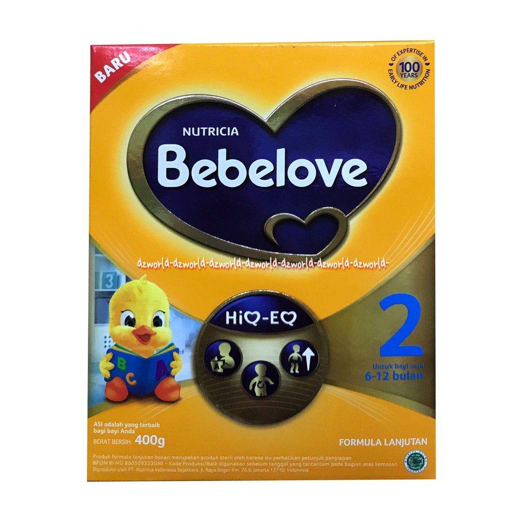 Jual Bebelove Nutricia 2 Nutricia Susu Bubuk Formula 6-12 Bulan 400Gr ...