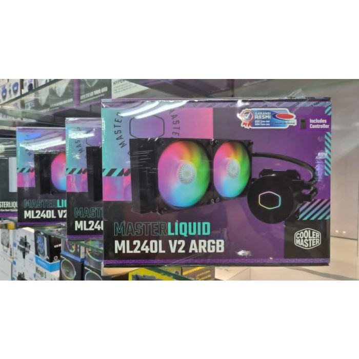 Jual CPU Cooler | Cooler Master Masterliquid ML240L V2 ARGB White ...