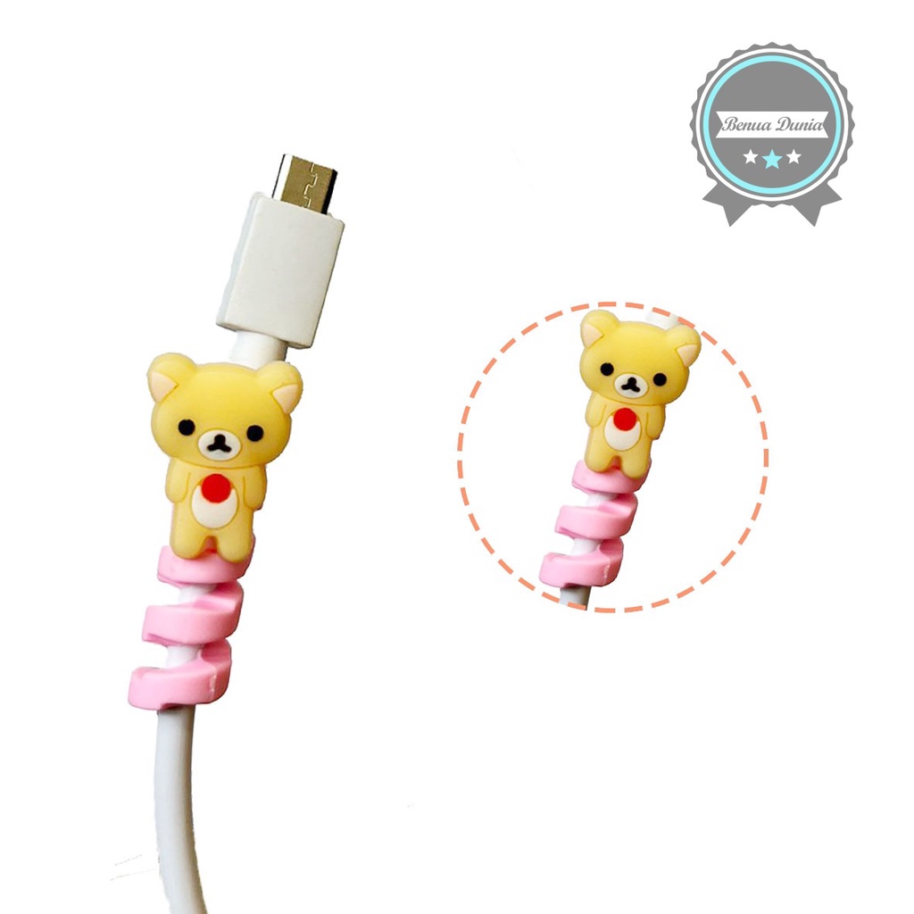 Jual cable saver twist cable protector spiral pelindung ujung kabel ...