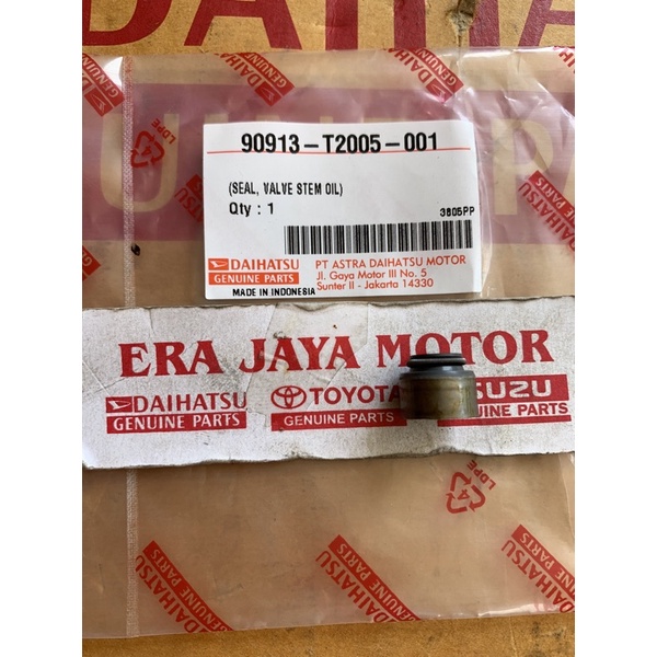 Jual seal klep 90913-T2005 calya sigra 1200cc-agya ayla 1200cc original ...