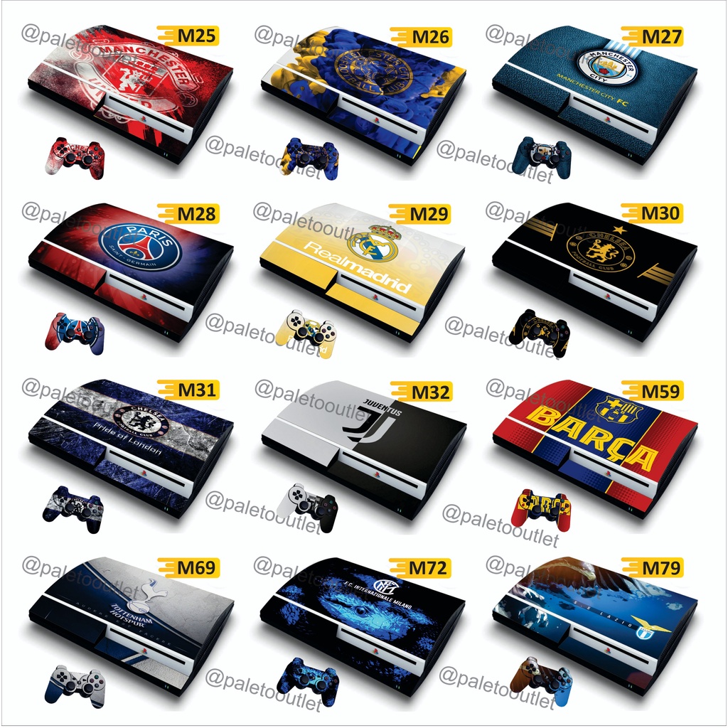 Jual Stiker Vinyl Ps3 Fat klub bola murah | Shopee Indonesia
