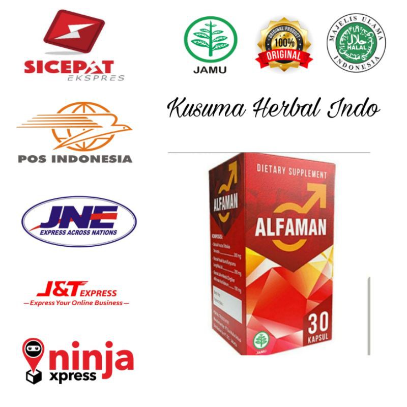 Jual Alfaman suplemen pria isi 30 kapsul Asli Original | Shopee Indonesia