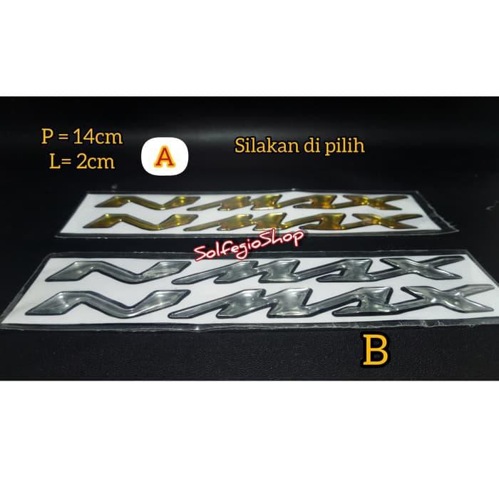 Jual Jual Stiker emblem Nmax yamaha model stiker timbul resin gold dan ...