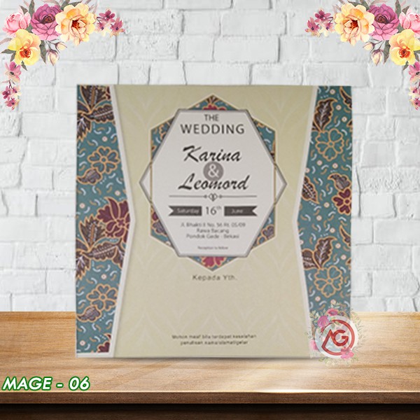 Jual Blangko Undangan Mage 06 | Shopee Indonesia