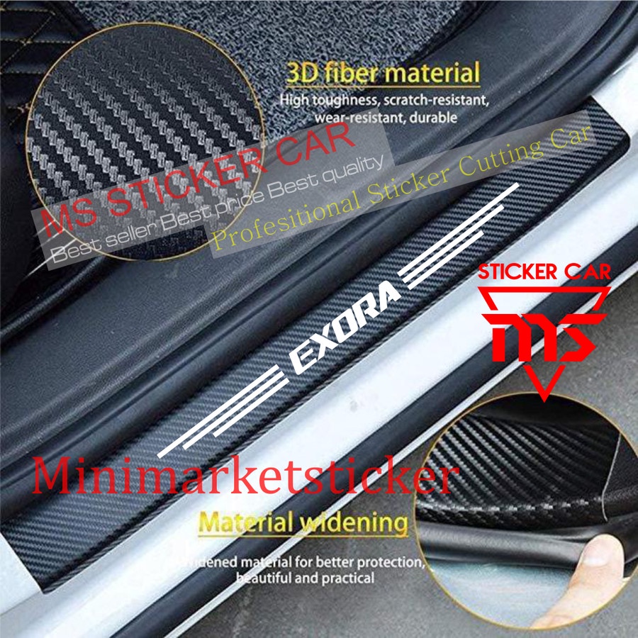 Jual Sill plate exora sticker karbon 3d sillplate mobil proton exora ...