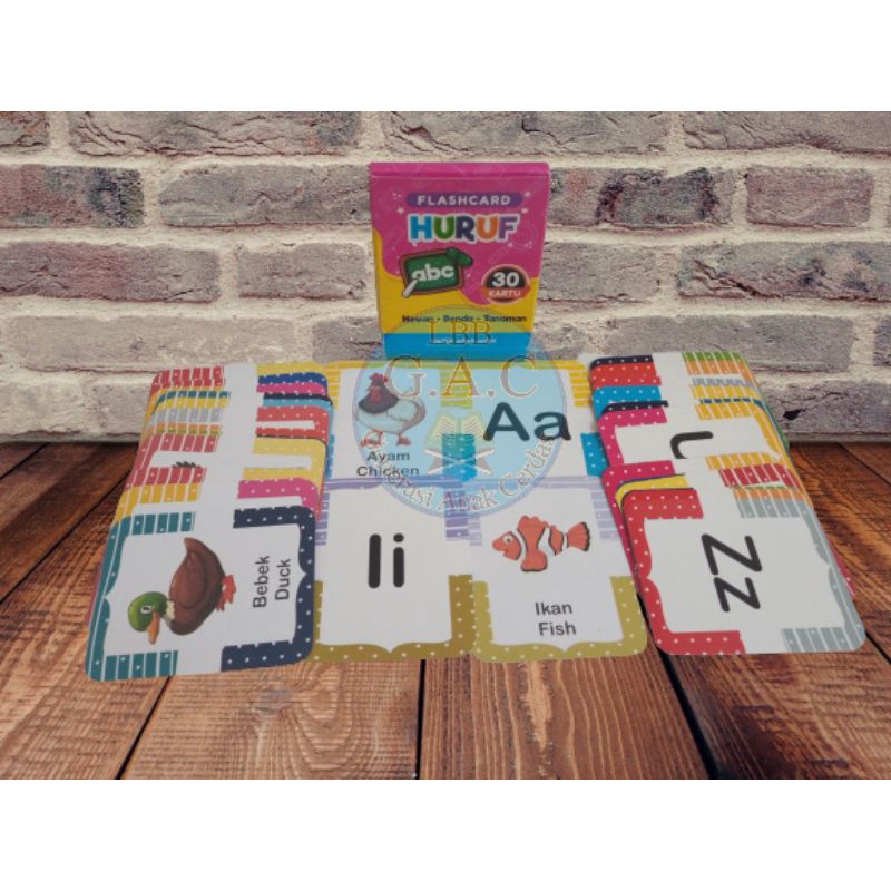 Jual FlashCard Abjad/ FlashCard Huruf | Shopee Indonesia