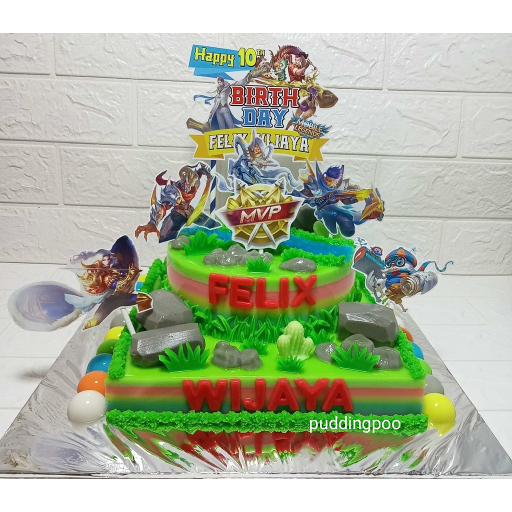 Jual Mobile Legend Games Topper Cake Birthday / Hiasan Kue Ulang Tahun ...