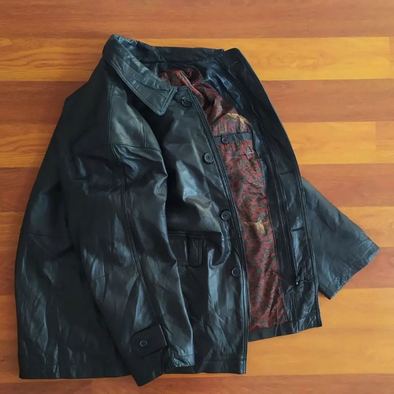 Jual Vario max leather coat jacket ( M - L ) | Shopee Indonesia