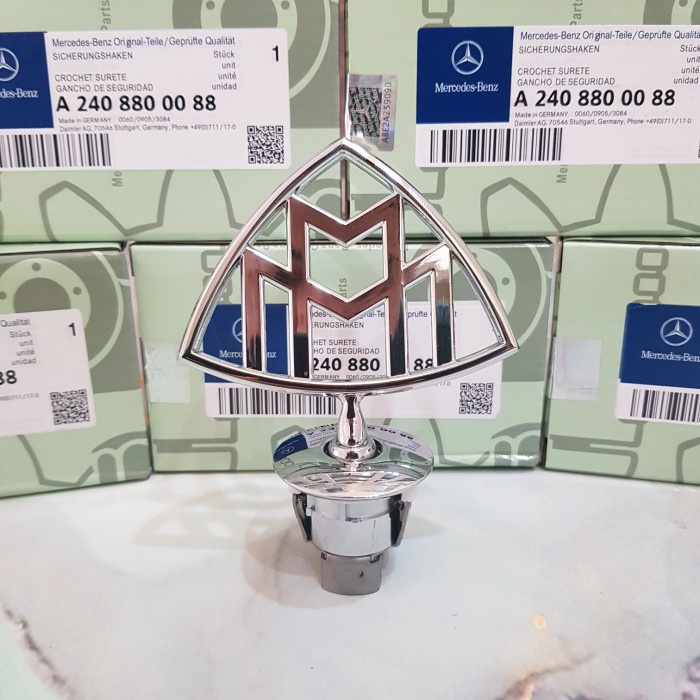 Jual Logo Kap Mesin Maybach Mercedes Benz Mercy / Emblem Maybach S ...