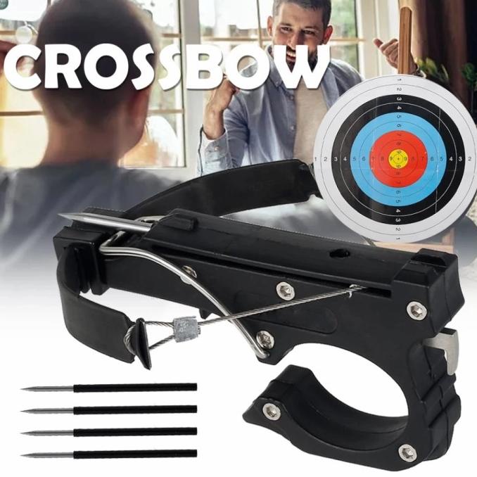 Jual Mini Hunting Shooting Crossbow Archery Arrow Slingshot Catapult ...