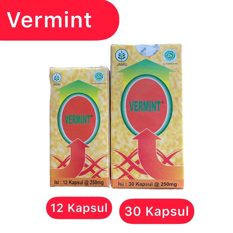 Jual Vermint Kapsul Cacing Isi 12 Kapsul & 30 Kapsul | Shopee Indonesia