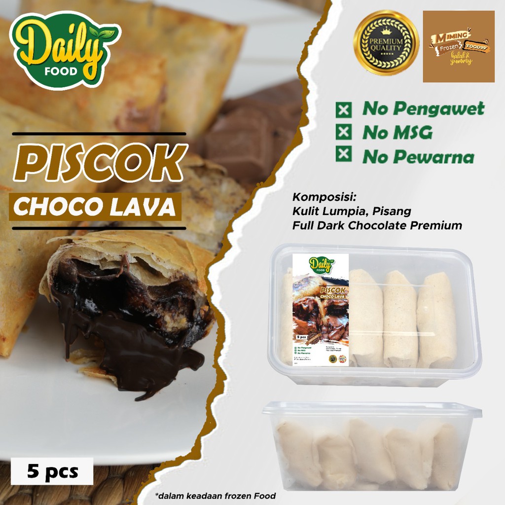 Jual PISCOK CHOCO LAVA (FROSZEN FOOD) | Shopee Indonesia