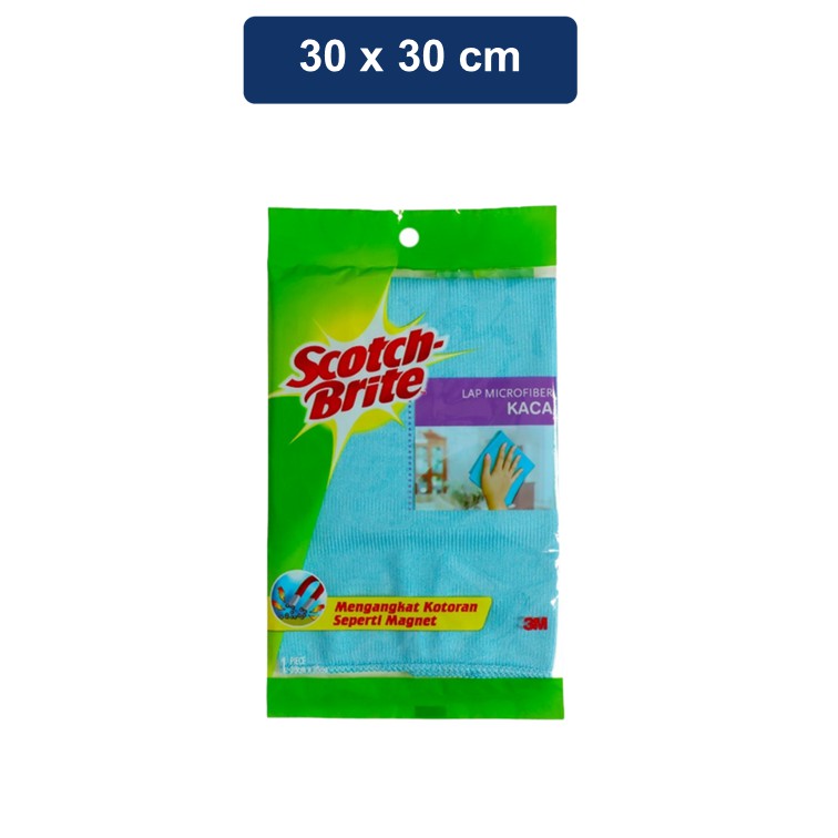 Jual 3M Scotch Brite Lap Kaca Microfiber / Cleaning Rag (ID-81 ...