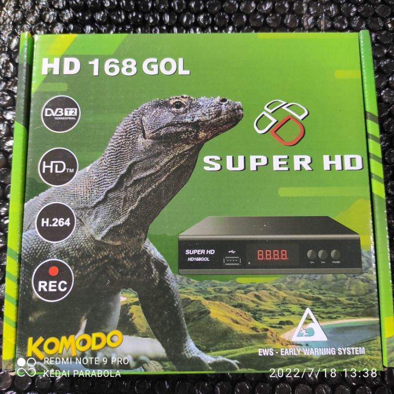 Jual STB SUPER HD KOMODO harimau set top box tv digital | Shopee Indonesia
