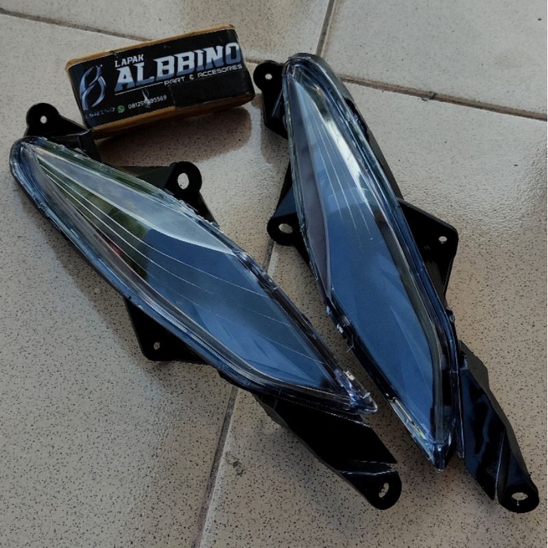 Jual Sein Depan Beat FI K25 Smoke Hitam Reting kanan kiri Sen leting ...