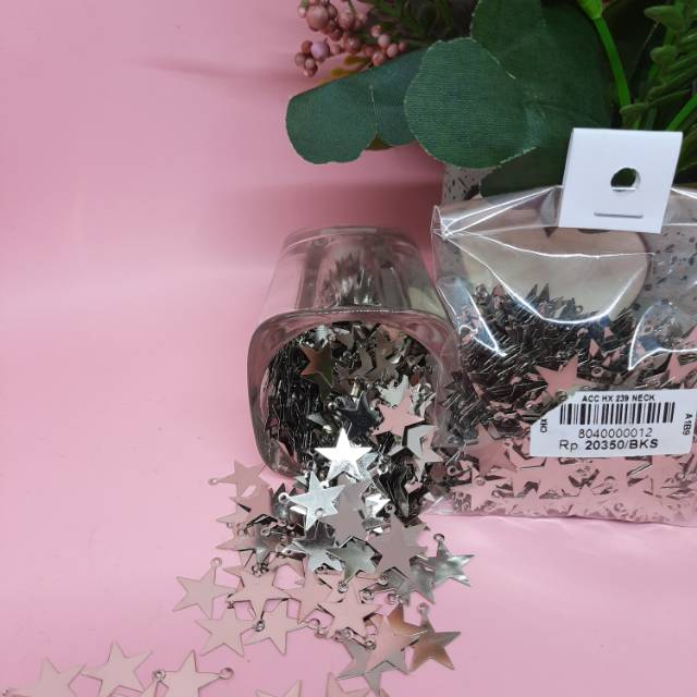 Jual ACC B205 NECKEL / DIY BINTANG / BAHAN GELANG DAN KALUNG | Shopee ...