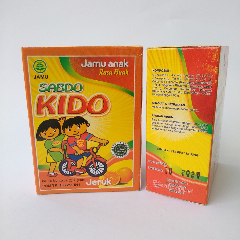Jual Herbal Anak Sabdo KIDO Rasa Jeruk Sabdo Palon Isi 10 Sachet | Shopee Indonesia