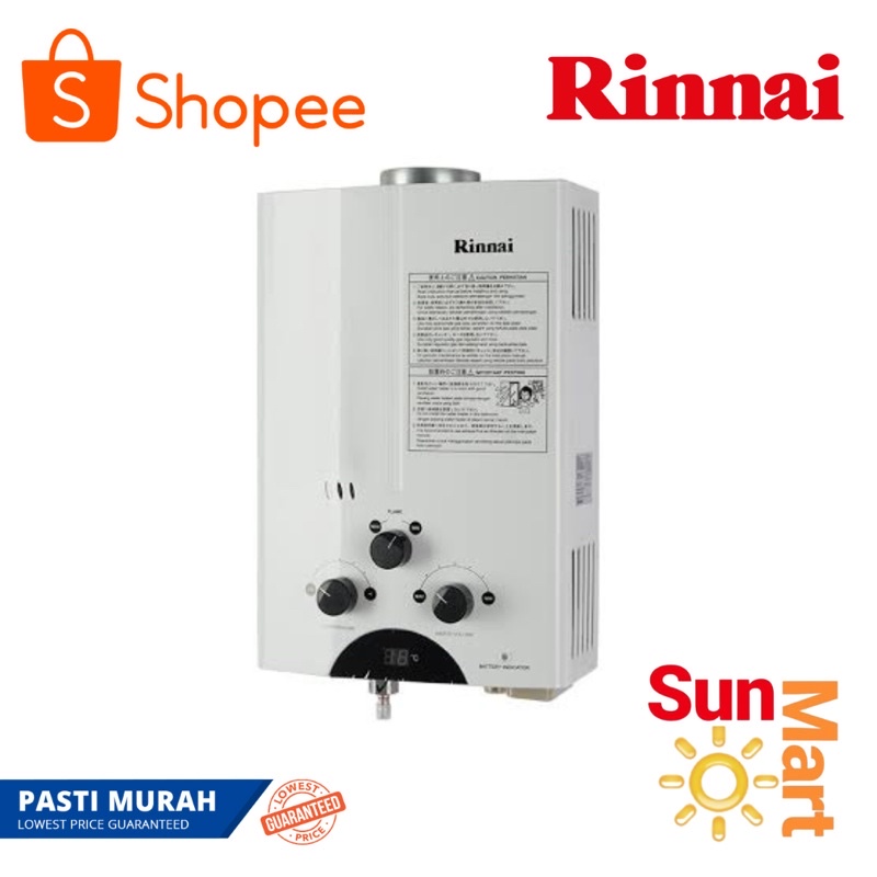 Jual READY STOCK! Rinnai Water Heater Gas REU 5 CFC Pemanas Air Rinnai Bergaransi | Shopee Indonesia