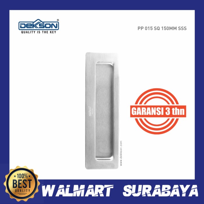Jual pull plate dekkson SQ-015-150MM/ Ganggang pintu geser dekson ...