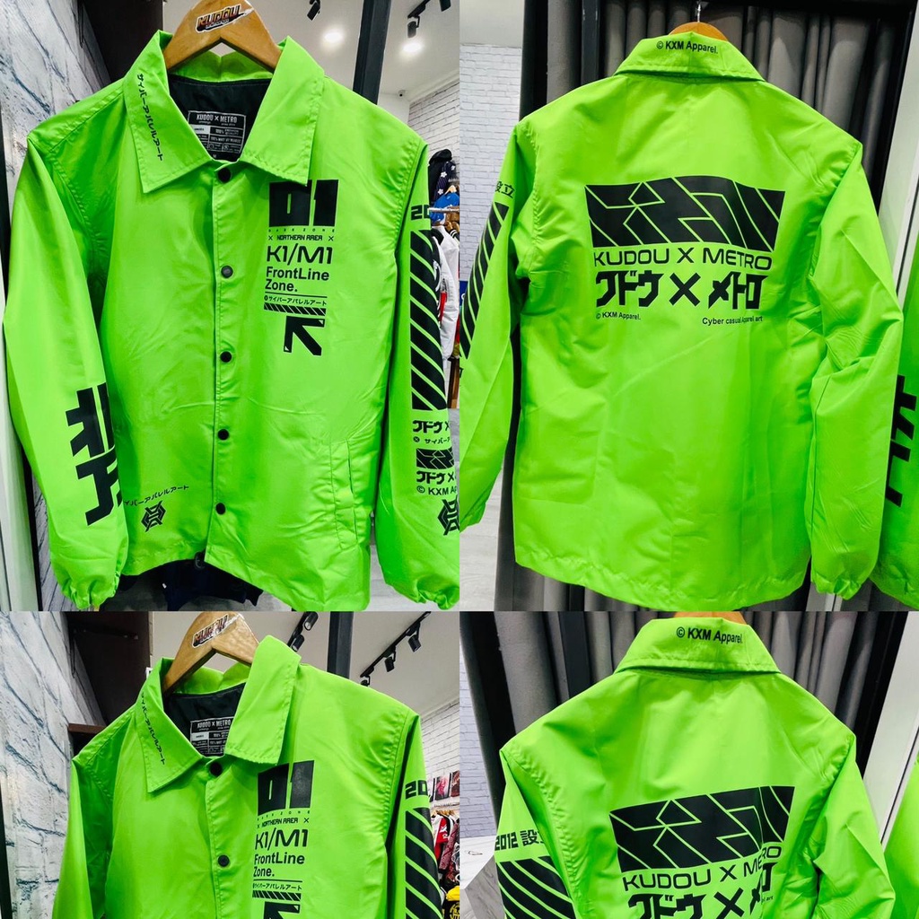 Jual Coach Jaket NEON Kudou X Metro Premium | Shopee Indonesia