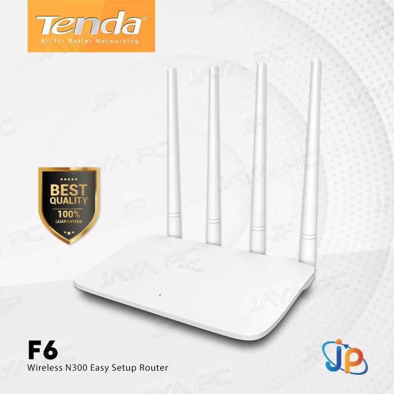 Jual Tenda F6 WiFi Wireless Router Extender 300Mbps Easy Setup | Shopee Indonesia