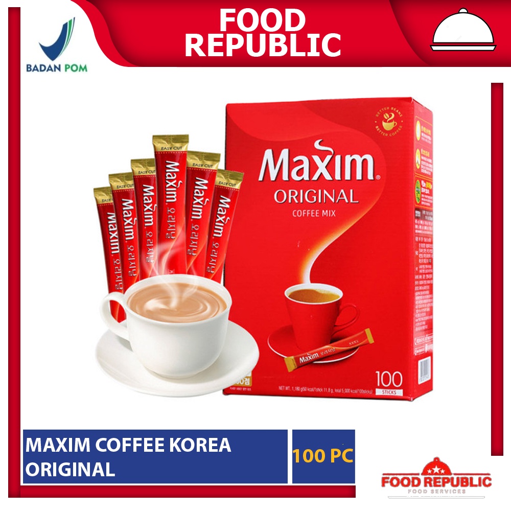 Jual MAXIM COFFEE 100 PC ORIGINAL WHITE MOCHA KOPI MIX KOREA INSTANT ...