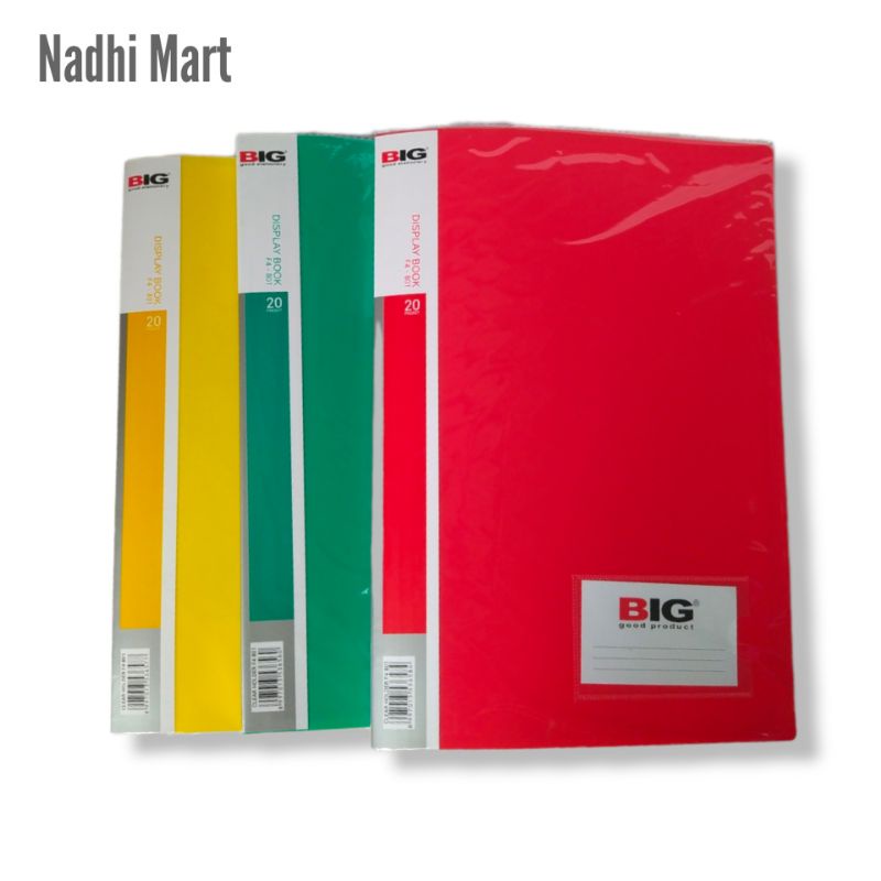 Jual BIG CLEAR HOLDER 20 POKET / BUSINESS FILE POLOS / DOKUMEN CLEAR ...