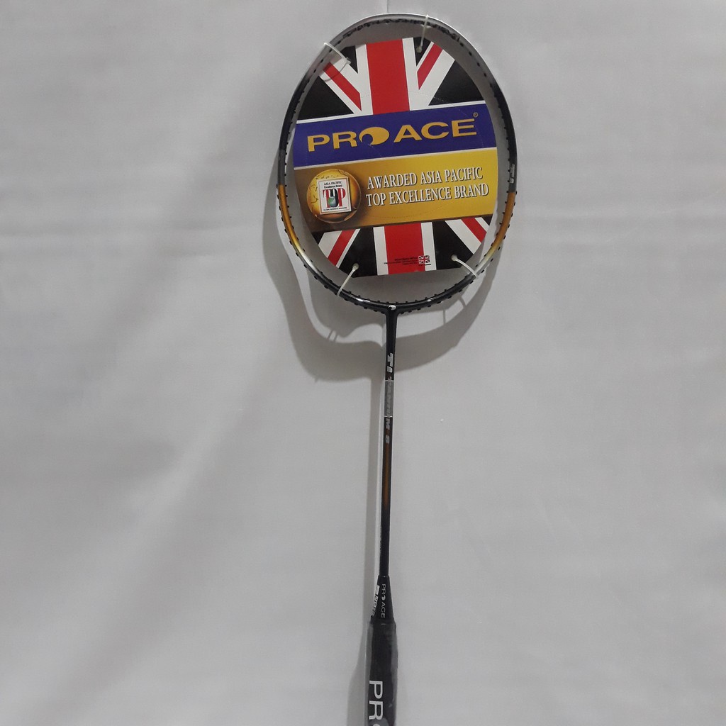 Jual Raket Badminton Original Pro Ace Titanium 8 Bonus Grip Handuk ...