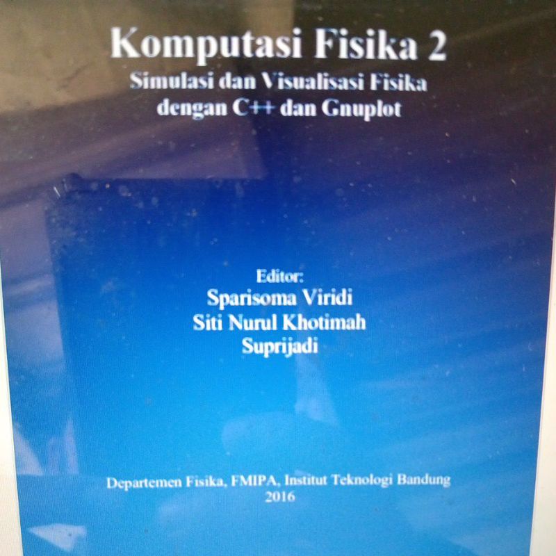 Jual buku komputasi fisika 2 dng c++ dan gnuplot | Shopee Indonesia