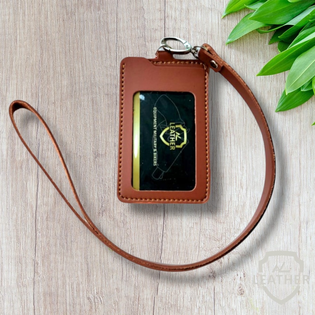 Jual Name Tad ID Card Holder Dompet Kartu Lanyard by ALLeather (Satuan ...