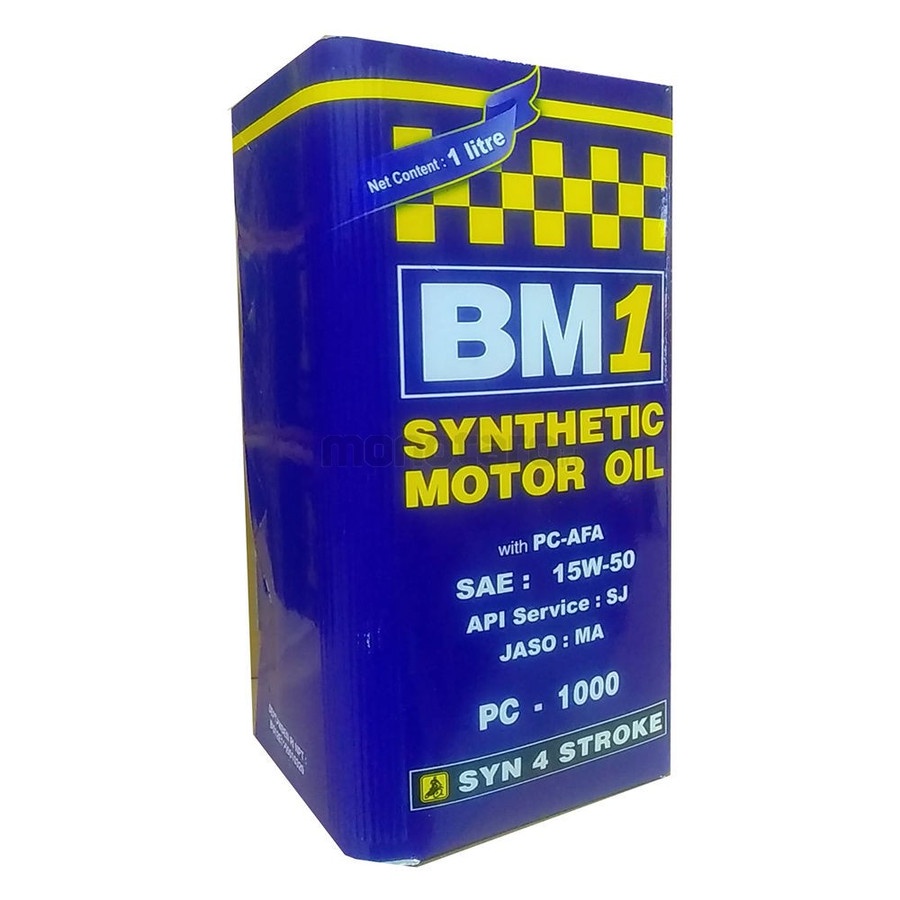 Jual Oli BM1 PC-1000 SAE 15w-50 API SJ JASO MA 1 Liter | Shopee Indonesia