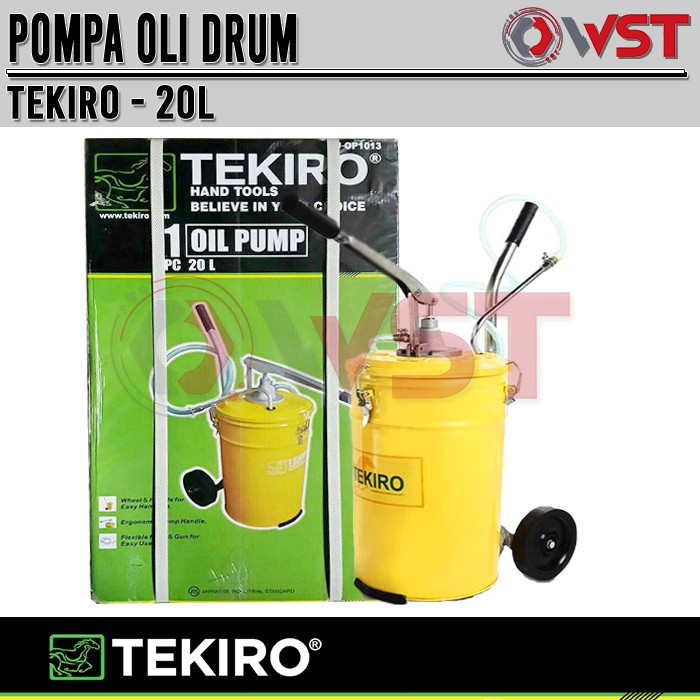 Jual Tekiro Pompa Gemuk Oli 20L / 20 Liter / Pompa Oli manual | Shopee ...