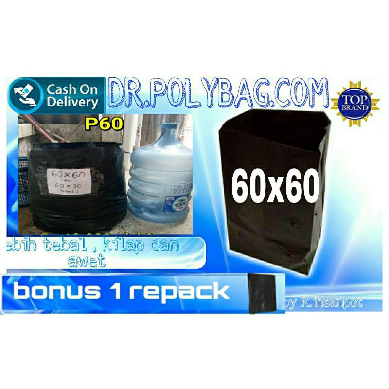 Jual Polibag 60x60 Cm Polibeg Tebal Poliback Tanaman Jumbo | Shopee ...