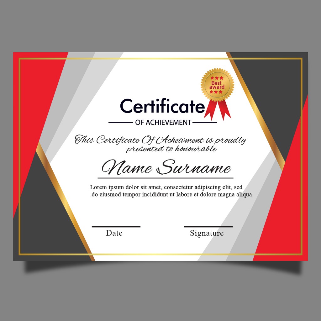 Jual Piagam penghargaan / cetak piagam / piagam ukuran A4 | Shopee ...