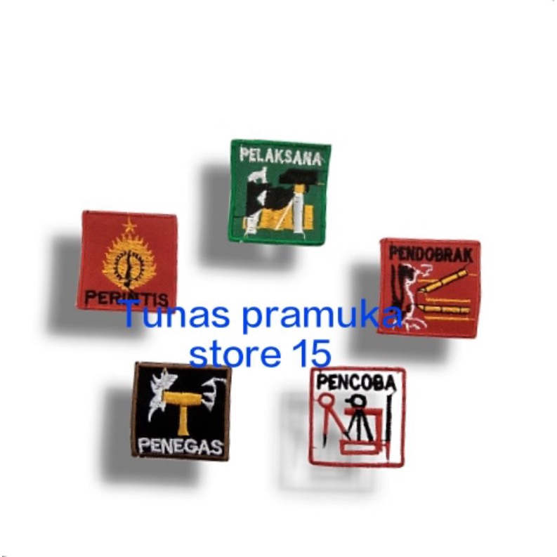 Jual Badge/BORDIRAN( 10 BIJI ) Sangga Pelaksana/Penegas/Pencoba ...