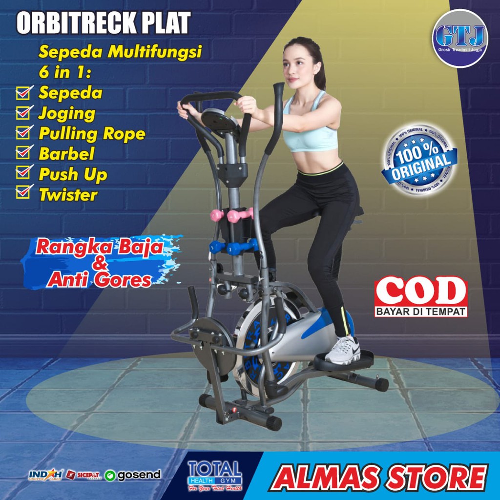 Jual Sepeda Obitrek Speda Olahraga Orbitrac Plat Elliptical Bike ...