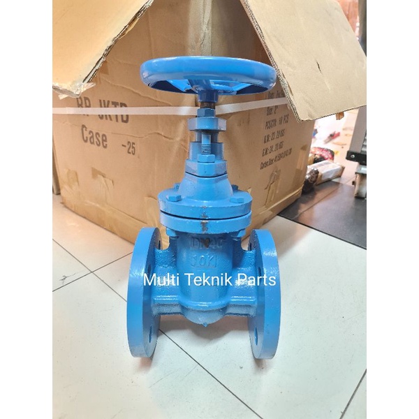 Jual Gate Valve Cast Iron Flange Jis 10k 1 1/2" inch DN40 | Shopee ...