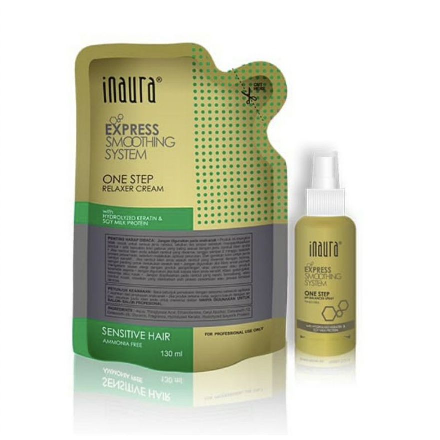 Jual INAURA ONE STEP EXPRESS SMOOTHING SYSTEM SENSITIVE HAIR | Shopee ...