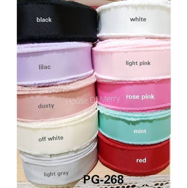 Jual PITA GROSGRAIN SERABUT, PG-268 | 1 yard=90 cm | Shopee Indonesia
