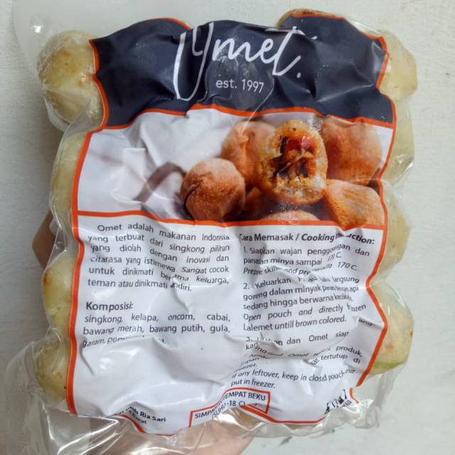 Jual OMET Combro Lemet Isi 30 pcs Frozen Cemilan Pedas | Shopee Indonesia