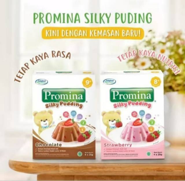 Jual PROMINA Silky Pudding100gr Puding Susu Bayi MPASI Camilan Anak ...
