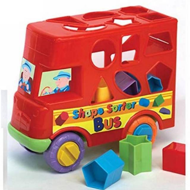 Jual FUNTIME SHAPE SORTER BUS | Shopee Indonesia